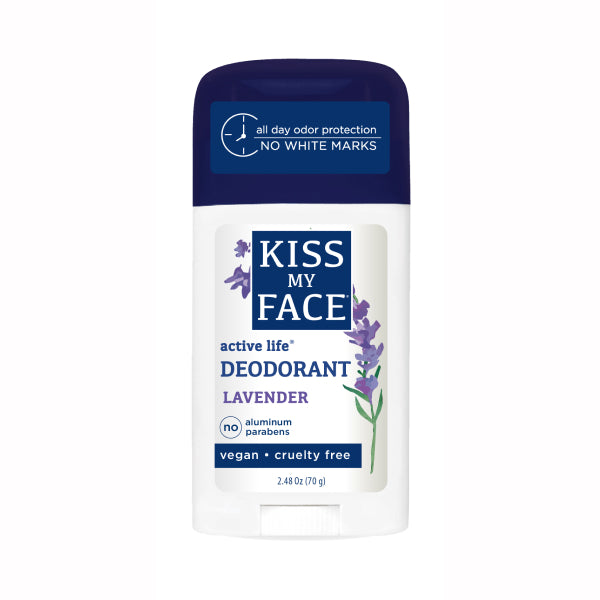 Kiss My Face Active Life Stick Deodorant - Lavender (70g) 8713252045039 ...