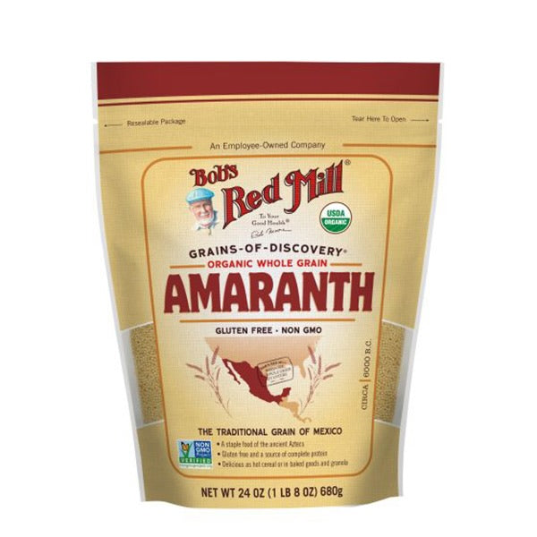 Bob's Red Mill Organic Gluten Free Amaranth Grain (680g) 8713226223855 ...