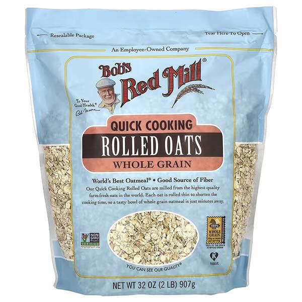 Bob's Red Mill Quick Cooking Rolled Oats (907g) 8713276588271 ...