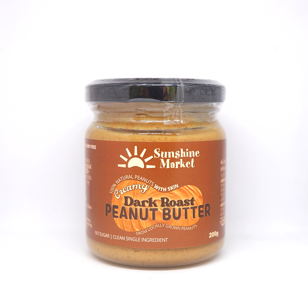 .Sunshine Market Creamy Dark Roast Peanut Butter (200g) 9029794398447