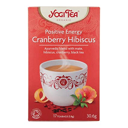 Yogi Tea Positive Energy Cranberry Hibiscus (30.6g) 8713249259759 ...