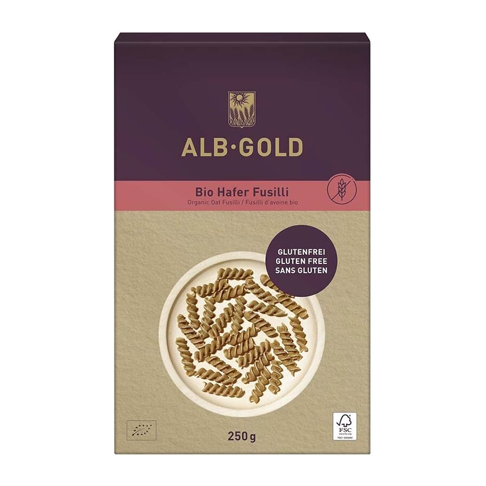 Alb-Gold Organic Oat Fusilli (250g) 8876136366319 – Sunshine Market