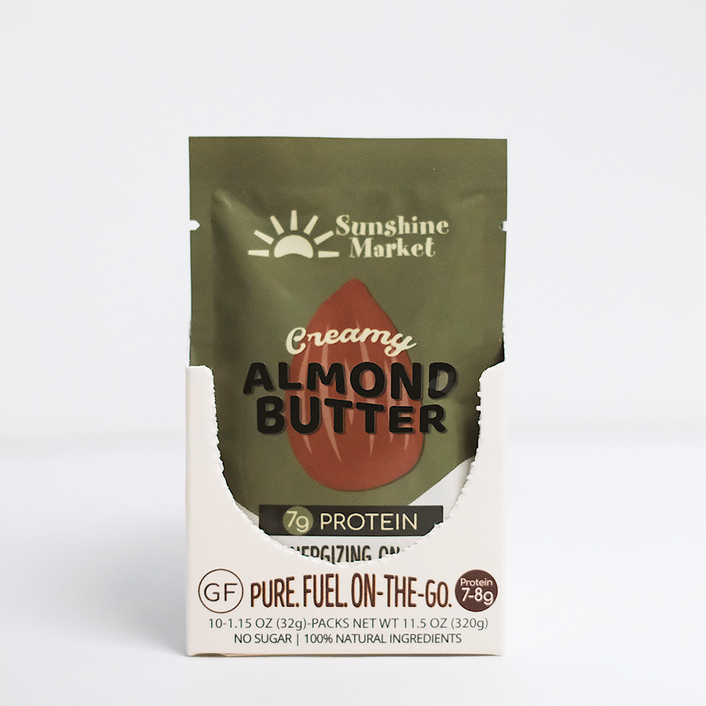 .Sunshine Market Creamy Almond Butter Sachet Box (10 packets) (320g ...
