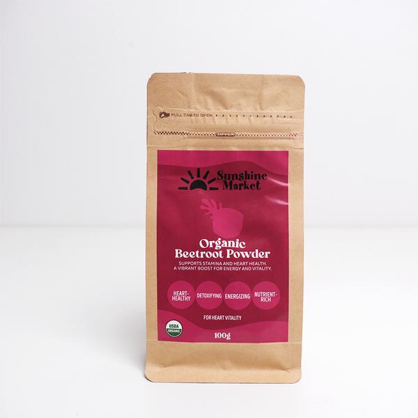 .Sunshine Market Organic Beetroot Powder (100g) 9211256275183