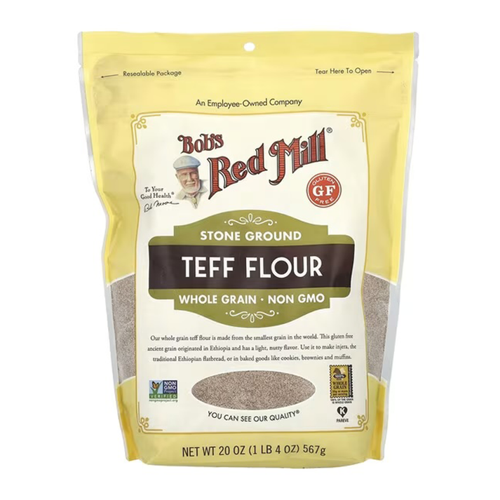 Bob's Red Mill Gluten Free Whole Grain Teff Flour (567g) 8713230287087 ...