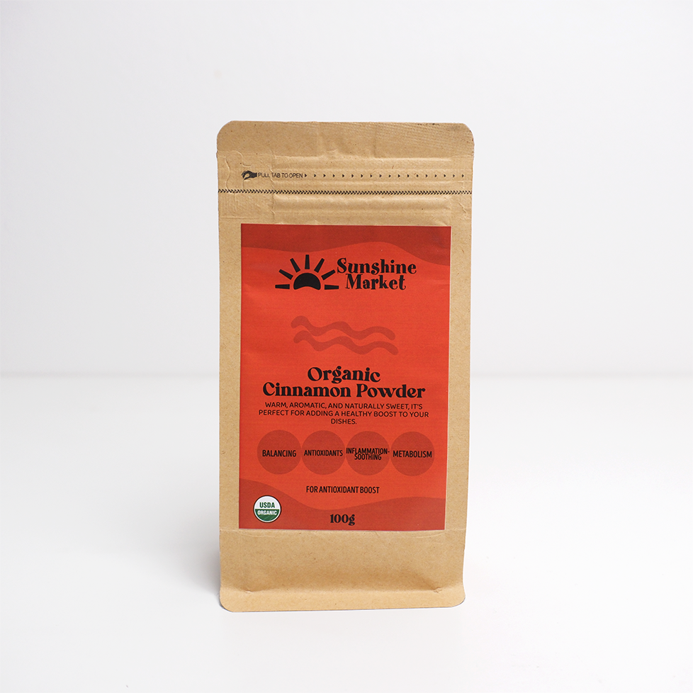 .Sunshine Market Organic Cinnamon Powder (100g) 9211201323247