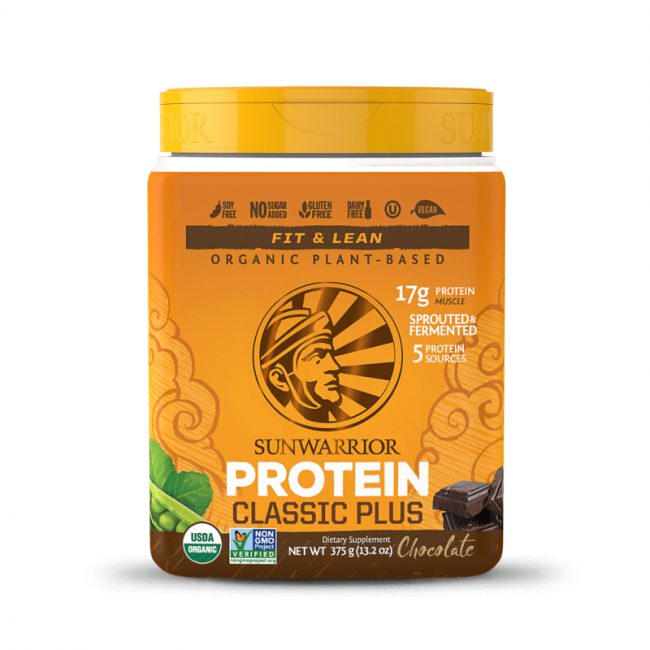 Sunwarrior Organic Classic Plus Protein - Chocolate (375g ...
