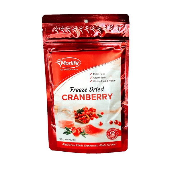 Morlife Organic Cranberry Powder (100g) 8713234317551 – Sunshine Market