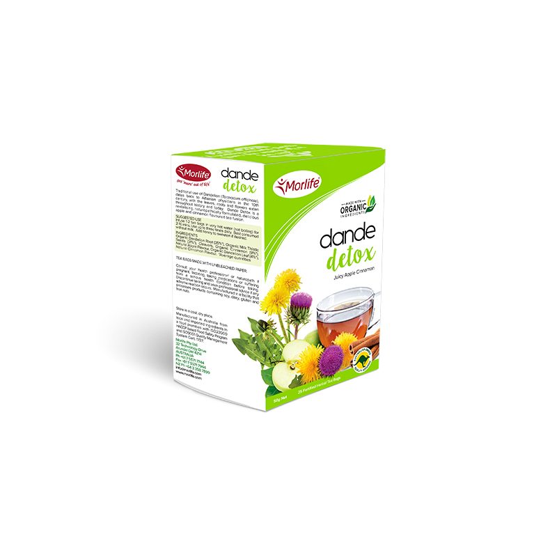 Morlife Organic Dande Detox Tea (25 Teabags) 8713232351471 – Sunshine ...