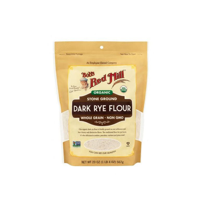 Bob's Red Mill Organic Whole Grain Dark Rye Flour (567g) 8713228681455 ...