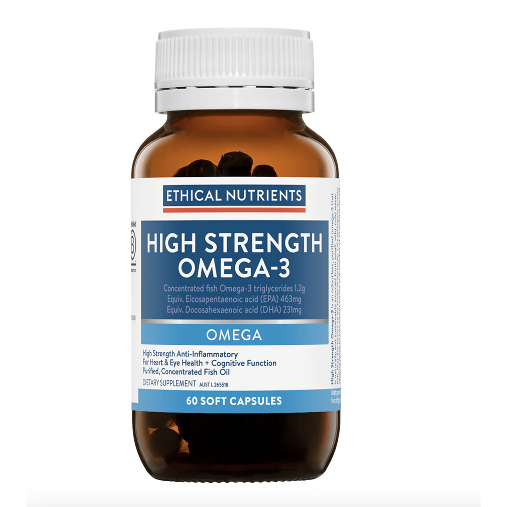 Ethical Nutrients High Strength Omega-3 (60 Capsules) 9175018766575 ...