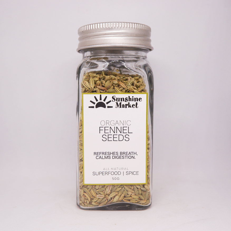 .Sunshine Market Organic Fennel Seeds (50g) 8934752420079
