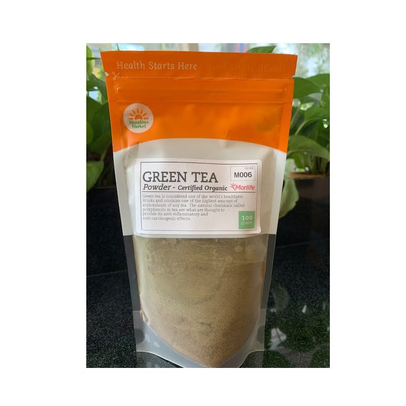 Morlife Organic Green Tea Powder (100g) 8713233334511 – Sunshine Market