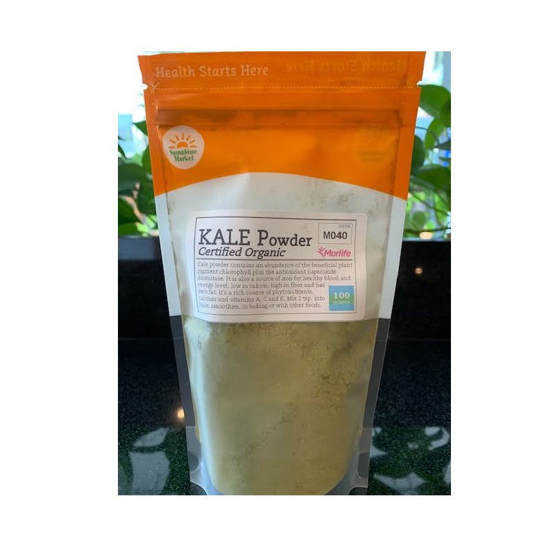 Morlife Organic Kale Powder (100g) 8713234972911 – Sunshine Market