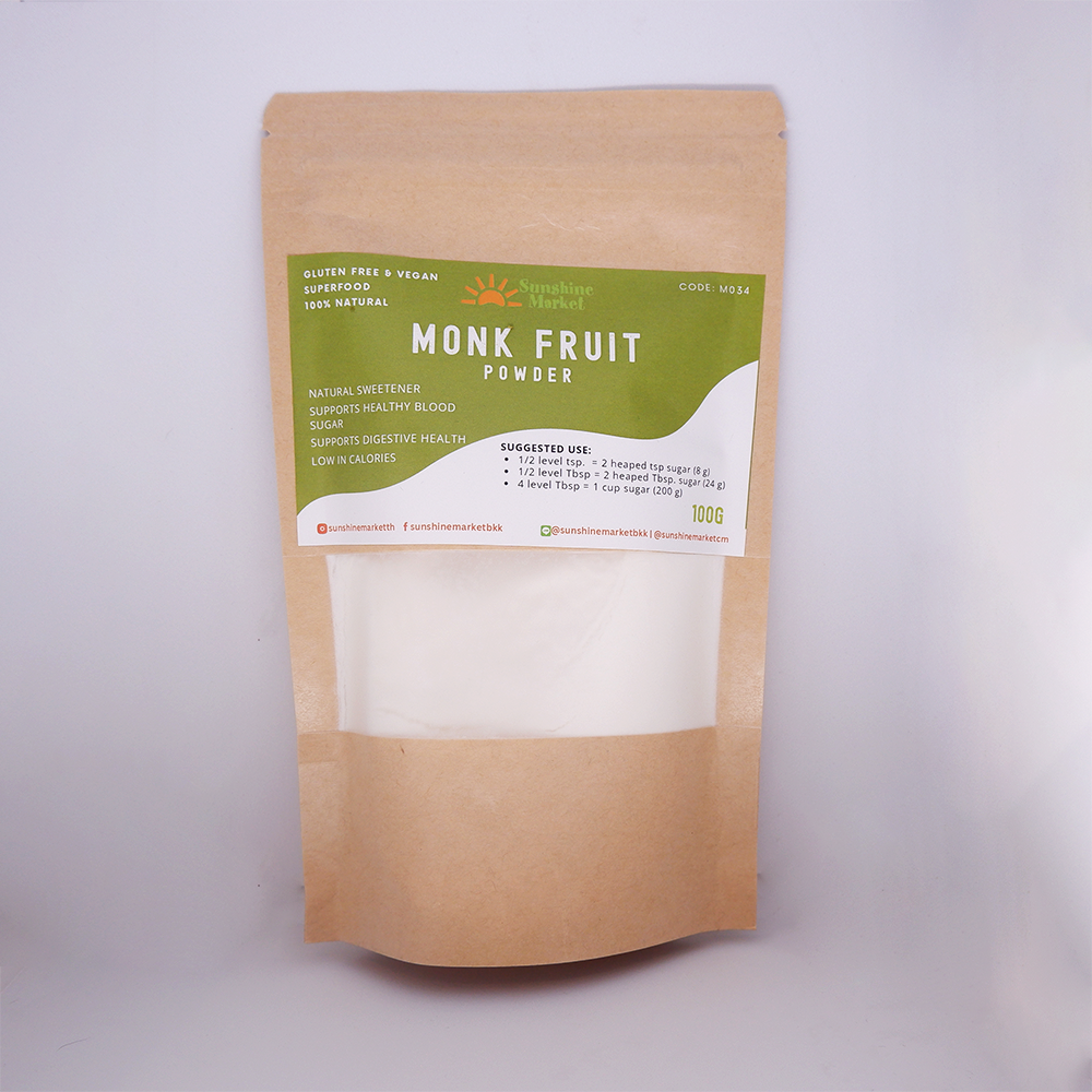 Morlife Organic Monk Fruit Powder (100g) 8713234645231 – Sunshine Market
