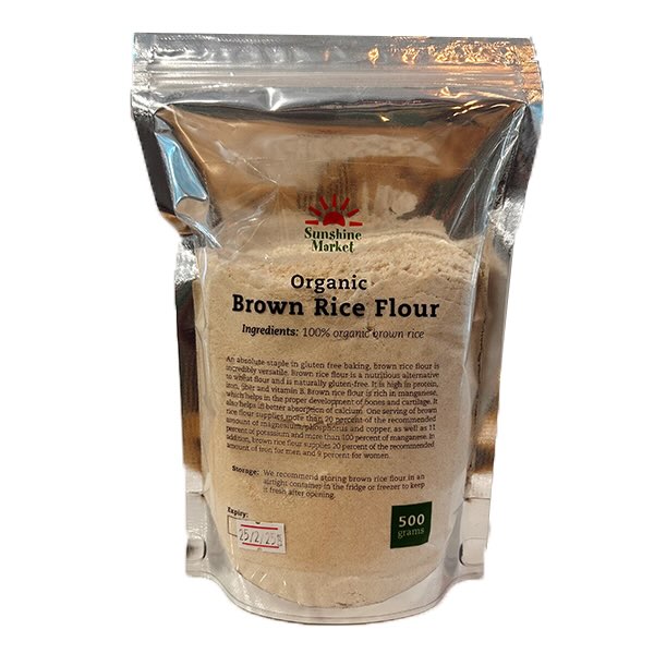 .Sunshine Market Organic Brown Rice Flour (500g) 8713248637167