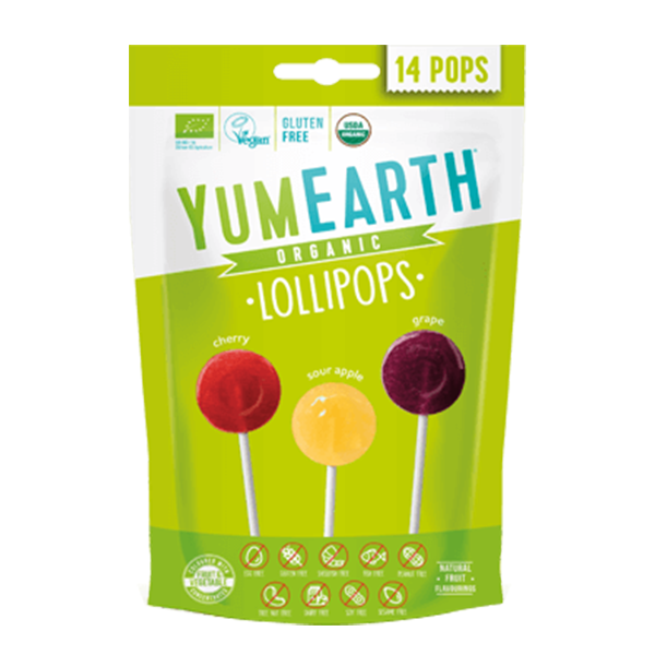 Yum Earth Organic Sour Fruit Pops (14 pops) 8713302180079 – Sunshine Market