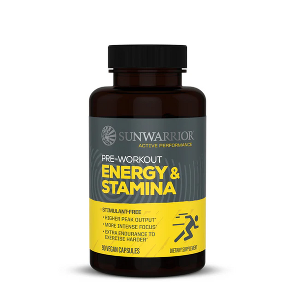 Sunwarrior Active Energy and Stamina Capsules (90 Vegan Capsules ...