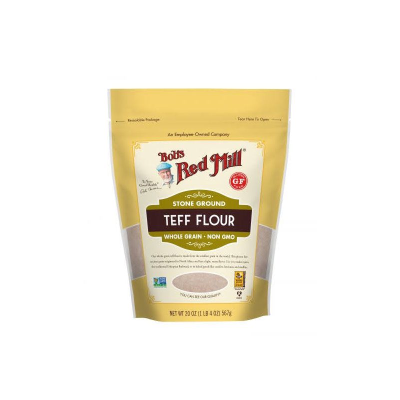 Bob's Red Mill Gluten Free Whole Grain Teff Flour (567g) 8713230287087 ...