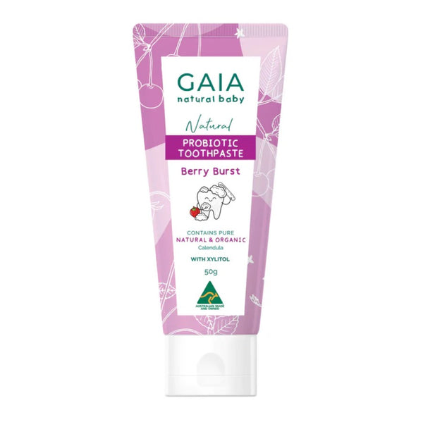 GAIA Natural Probiotic Toothpaste - Berry Burst (50g) 8713293070575 ...