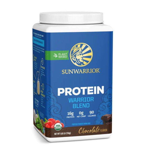 Sunwarrior Organic Warrior Blend - Chocolate (750g) 8713259843823 ...