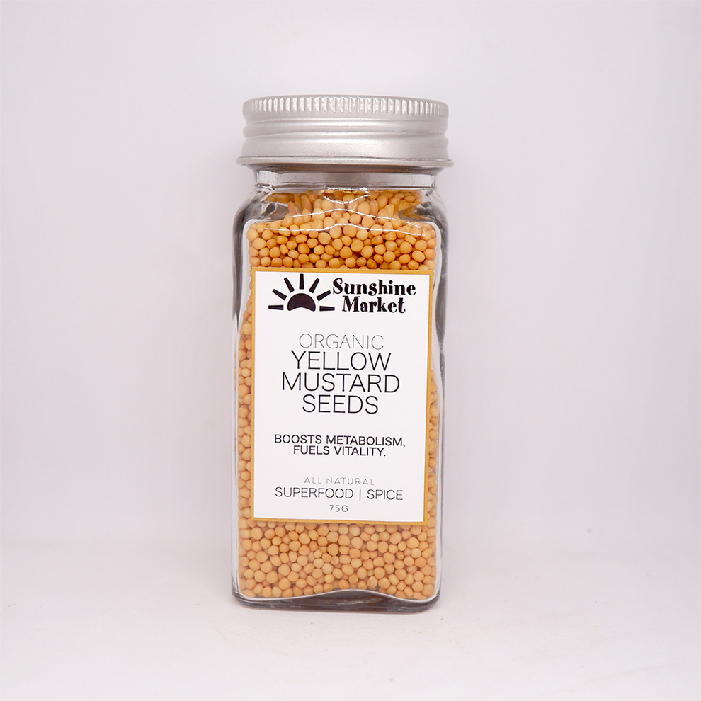 .Sunshine Market Organic Yellow Mustard Seeds (75g) 8934757826799