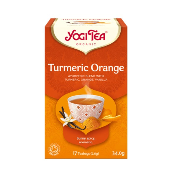 Yogi Tea Organic Turmeric Orange (30.6g) 8713271673071 – Sunshine Market
